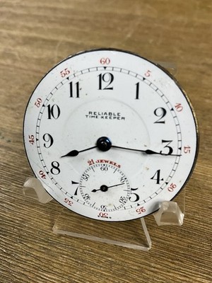 Reliable Time Keeper 21J Railroad Pocket Watch Movement P/R, J17 | eBay