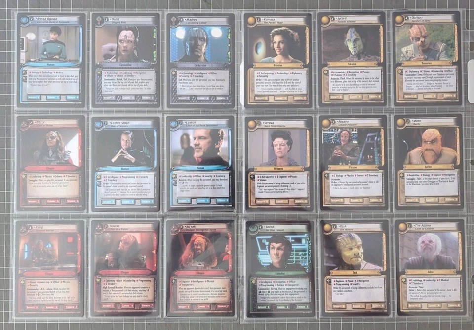 Decipher Star Trek CCG 2E Second Edition 84 Rare Card Lot With Sisko ...