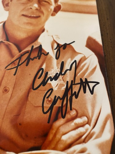 Andy Griffith Signed Autographed The Andy Griffith Show Color Photo | eBay