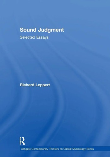 Richard Leppert | Sound Judgment | Taschenbuch | Englisch (2019 ...