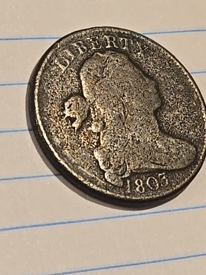 1803 Draped Bust Large Cent | US Mint 1c Early Penny Coin | Lg ...