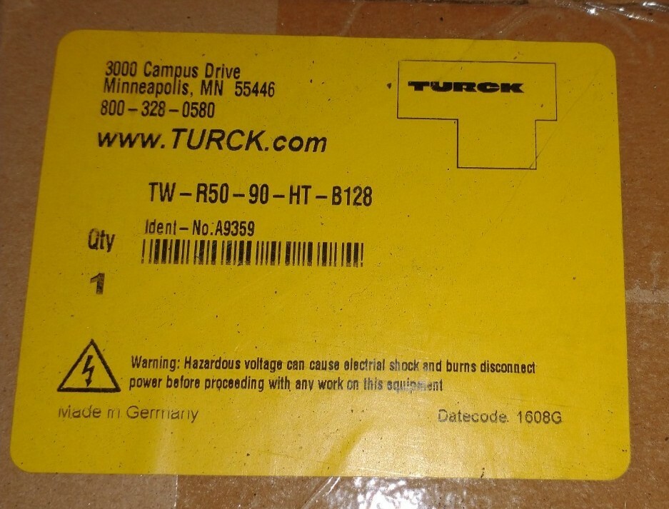 TURCK TW-R50-90-HT-B128 / TWR5090HTB128 () for sale online | eBay