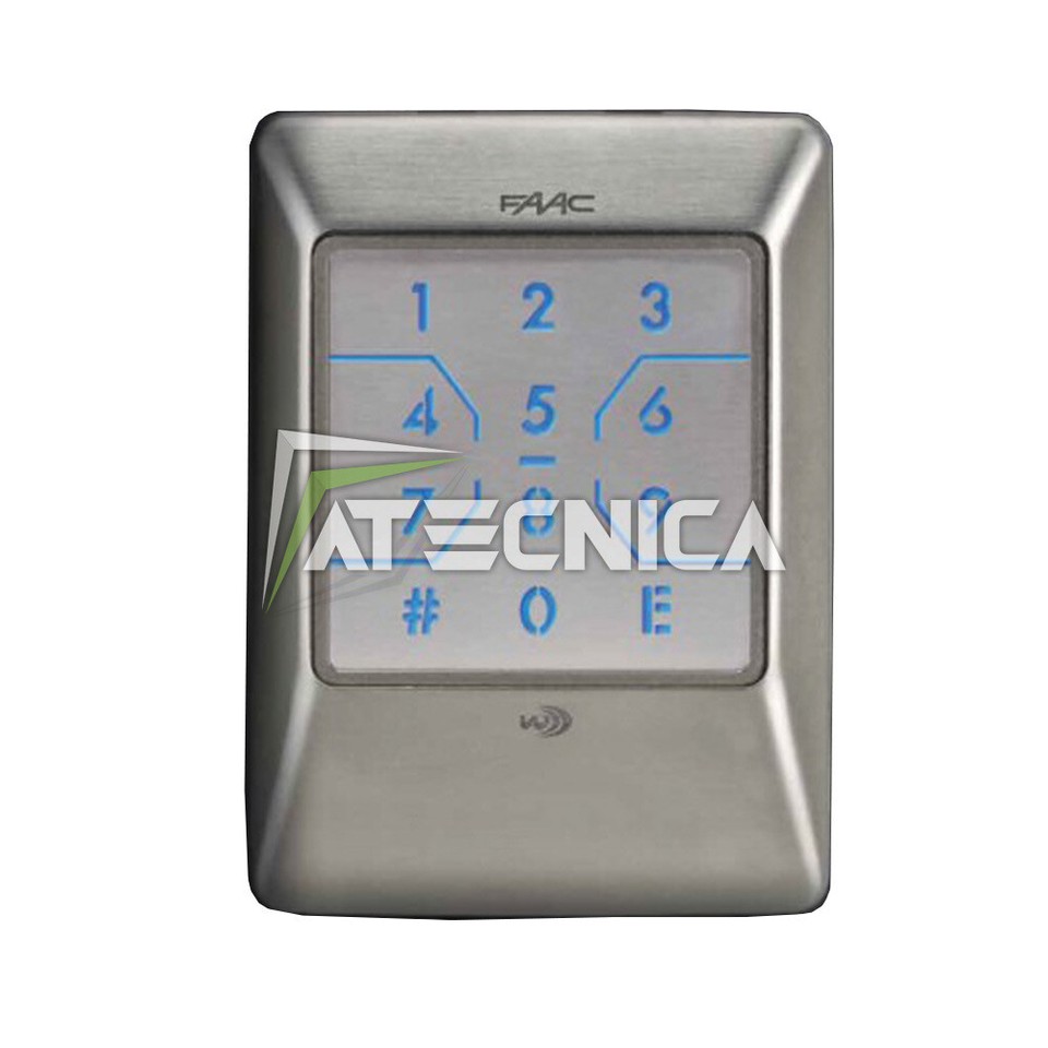 Tastatur Wireless faac Xkp W 868 MHZ 404038 Aluminium Und Rostfrei 4 Kanäle No | eBay