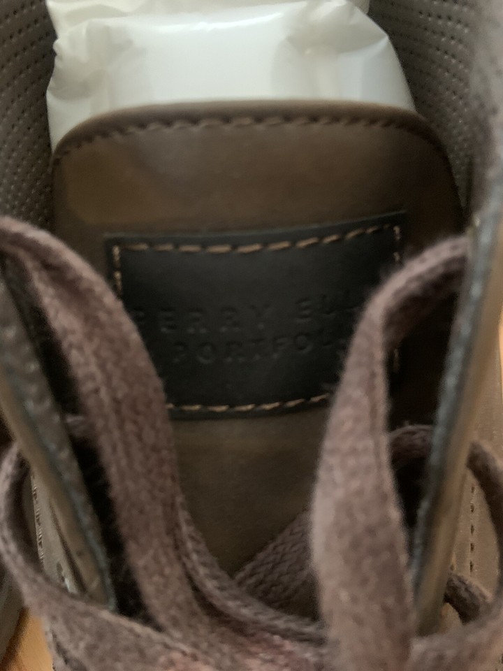 Perry Ellis Portfolio “Bellinger”Ankle Boots/Size US 13/Brown Round Toe ...