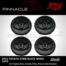 OEM 31428880 Wheel Rim Hub Center Cap Cover Black Kit Set of 4 for ...