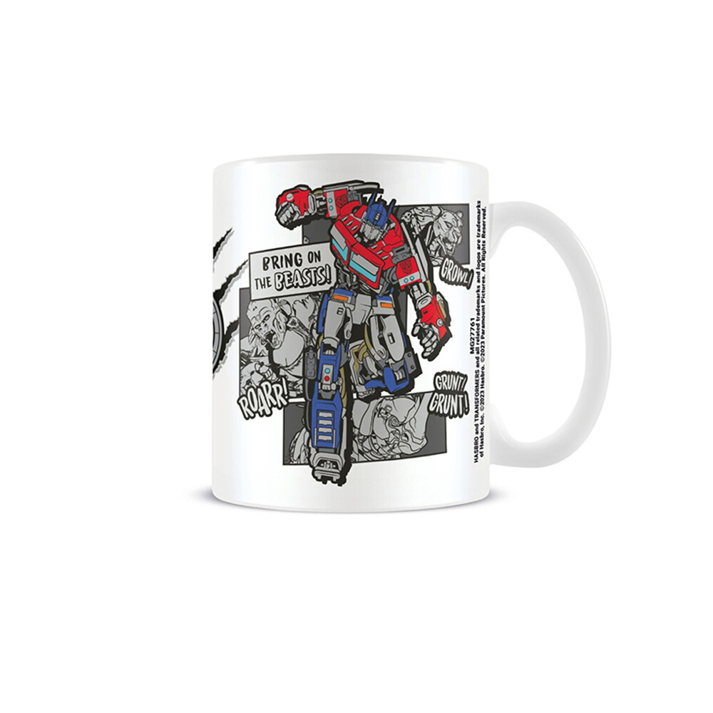 Transformers Rise of the Beasts White Coffee Mug Drink Cup 300ml Movie ...