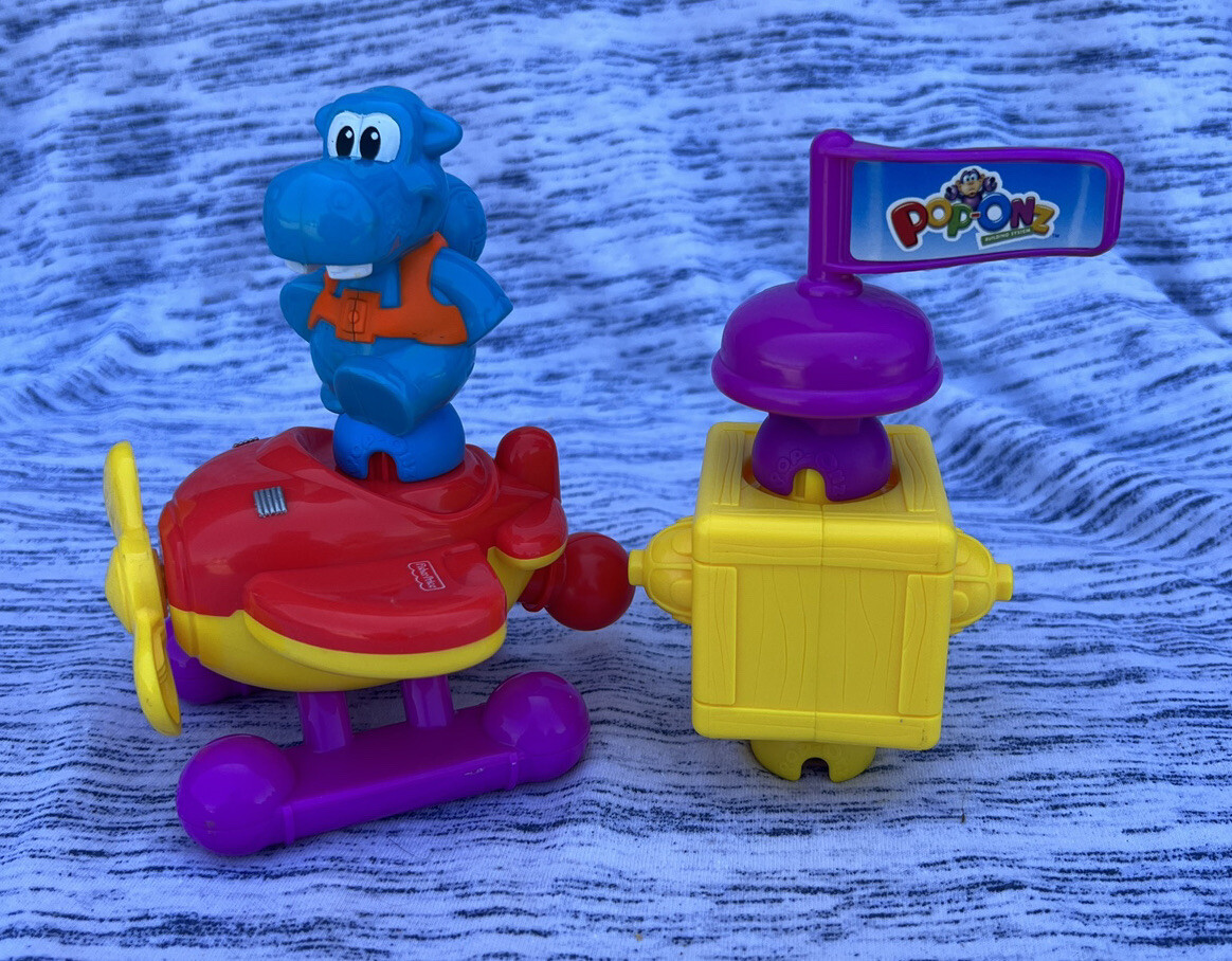 FISHER PRICE POP-ONZ POP’N FLY PLANE C6321 COMPLETE SET 4pc SET | eBay