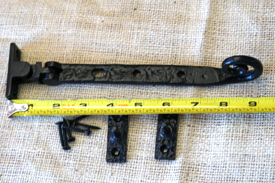 Casement Window Lid Stay 9 inch Arm Latch Catch Adjustable Forged Iron ...