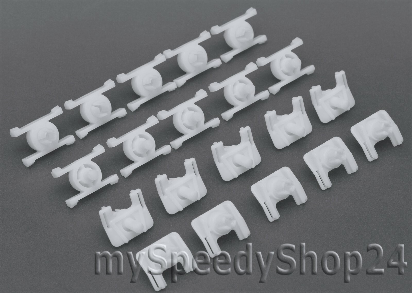 20x BMW E30 ZIERLEISTENKLAMMER CLIPS BEFESTIGUNG KLIPS CABRIOLET ...