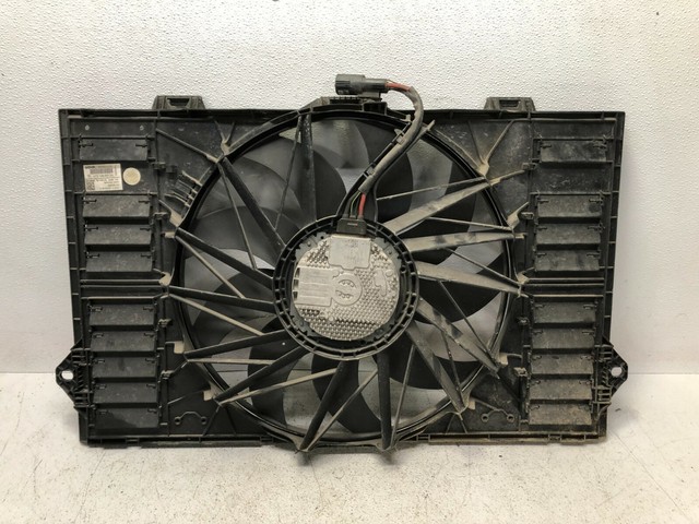10 Porsche Panamera S Engine Radiator Cooling Fan Assembly Shroud ...