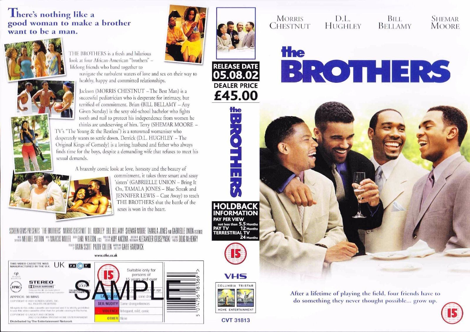 The Brothers, Morris Chestnut Video Promo Sample Sleeve/Cover #14484 | eBay