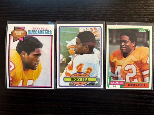 1979, 1980 & 1981 Topps Football Ricky Bell RC NM-MT | eBay