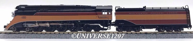 N Scale Kato 12604-6 4-8-4 GS-4 Steam Locomotive Southern Pacific #4449 ...