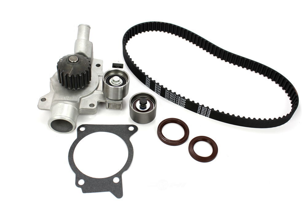 Engine Timing Belt Kit with Water Pump-VIN: J, SOHC, 8 Valves DNJ ...