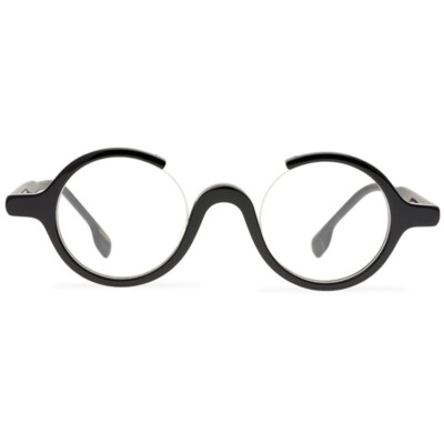 Round Glasses Unique Acetate Eyeglasses Frame with Gap in the middle ...