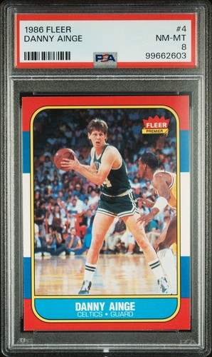 1986 FLEER #4 DANNY AINGE ROOKIE RC PSA 8 | eBay