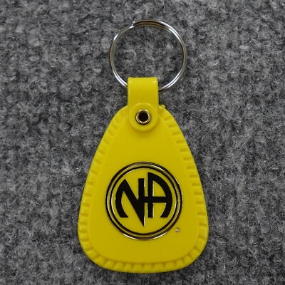 Narcotics Anonymous Key Tag Yellow 9 Months Clean Time NA Keytag ...