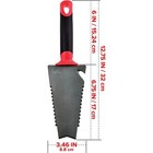 Radius Garden Root Slayer Trowel with V-Shaped Cutting Tip, Red | eBay