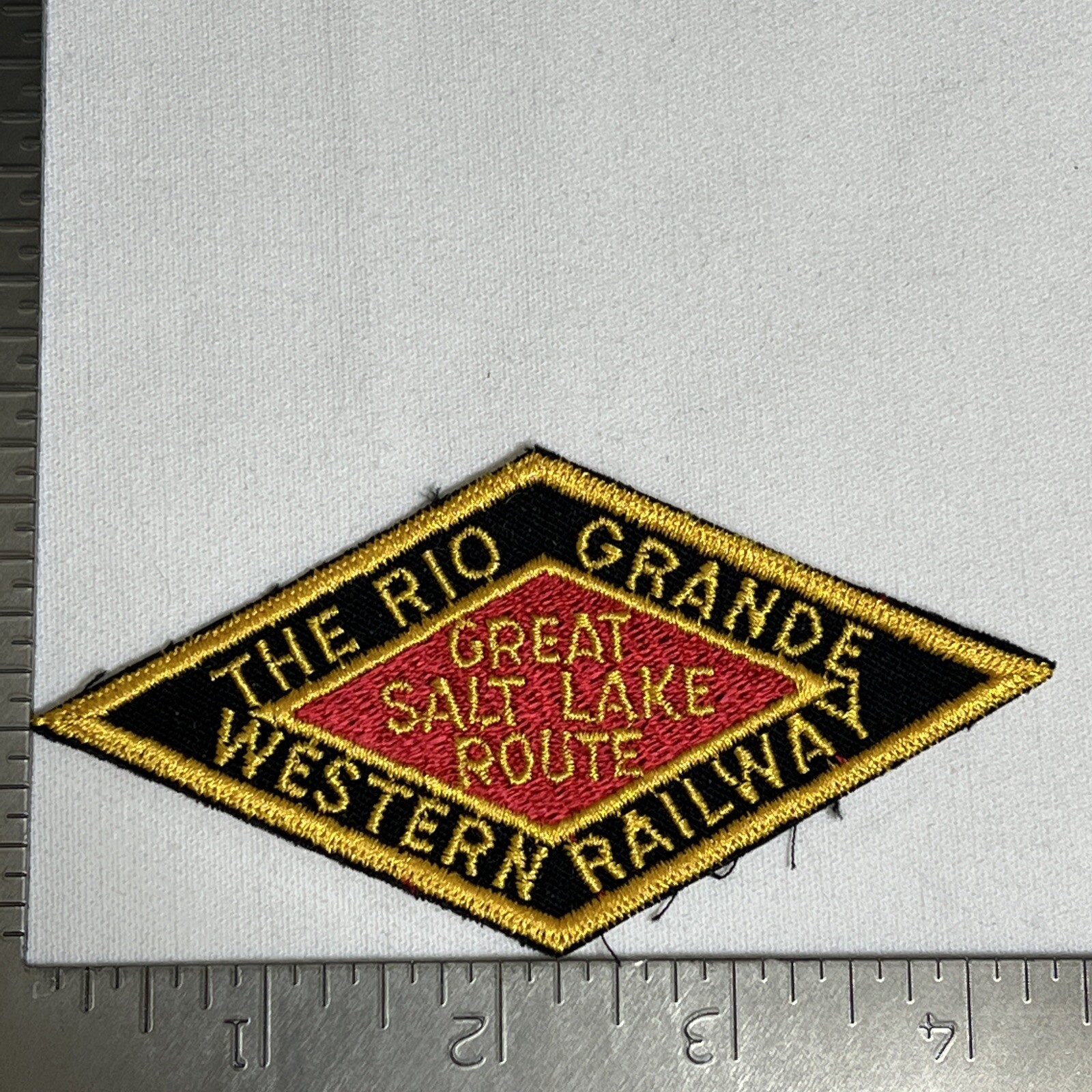 Rio Grande Western Railway Great Salt Lake Route Embroidered Patches ...
