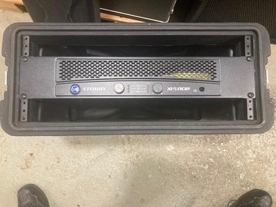 Crown XLS-802 500 Watt/channel Rack Mount Power Amplifier w/ SKB road ...