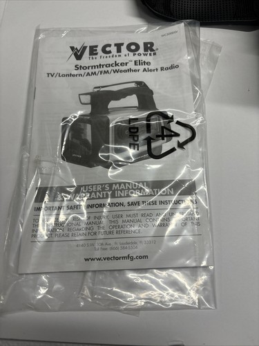 Vector Stormtracker Elite WC300DSV TV Lantern AM FM Weather Alert Radio ...