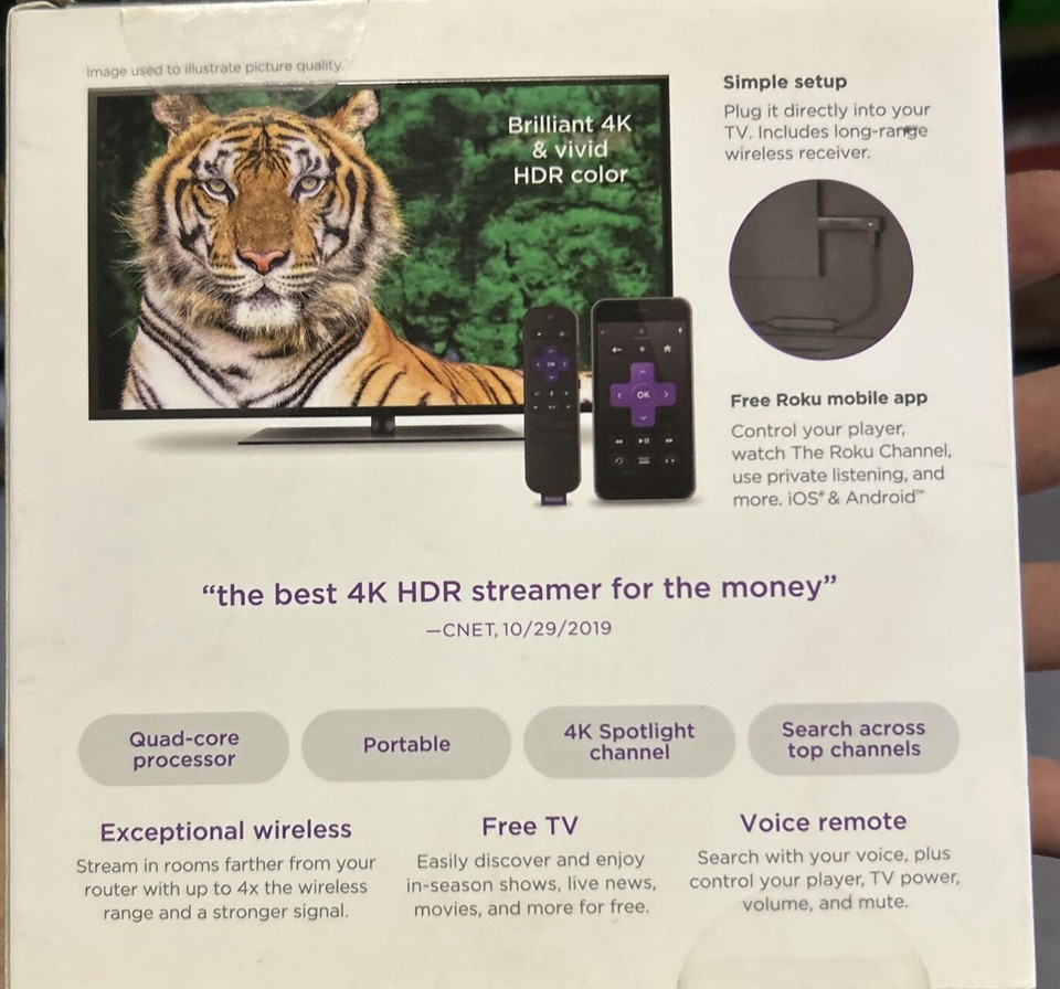 Roku Streaming Stick+ Streaming Device 3810-R 829610001951 | eBay
