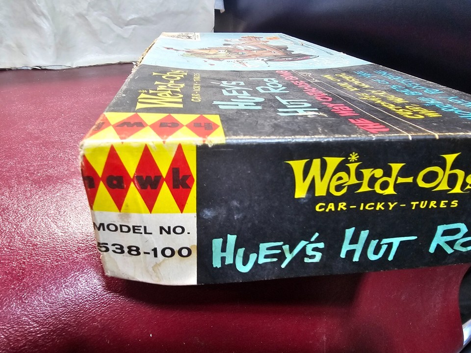 1963 Weird-Oh’s model kit Huey’s Hut Rod Hawk Vintage JUST EMPTY BOX | eBay