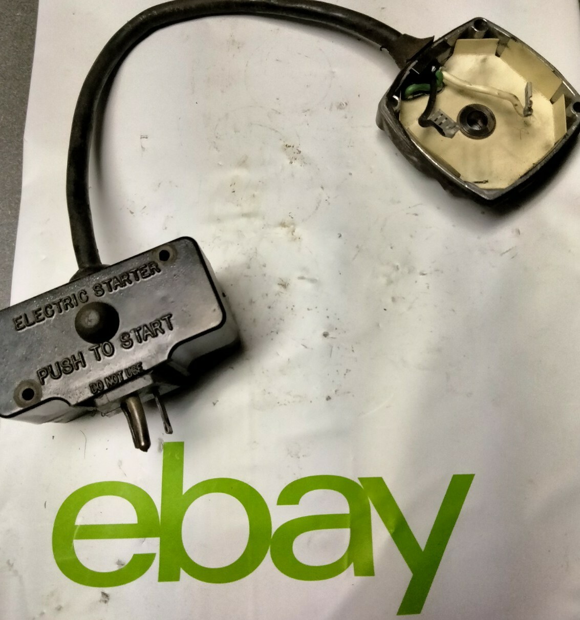 OEM Tecumseh 3-Prong Electric Starter Motor Switch 120 VAC Momentary ...