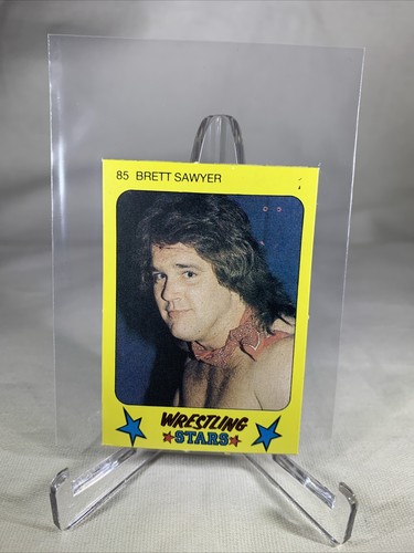 1986 Monty Gum Super Wrestling Stars Brett Sawyer #85 | eBay