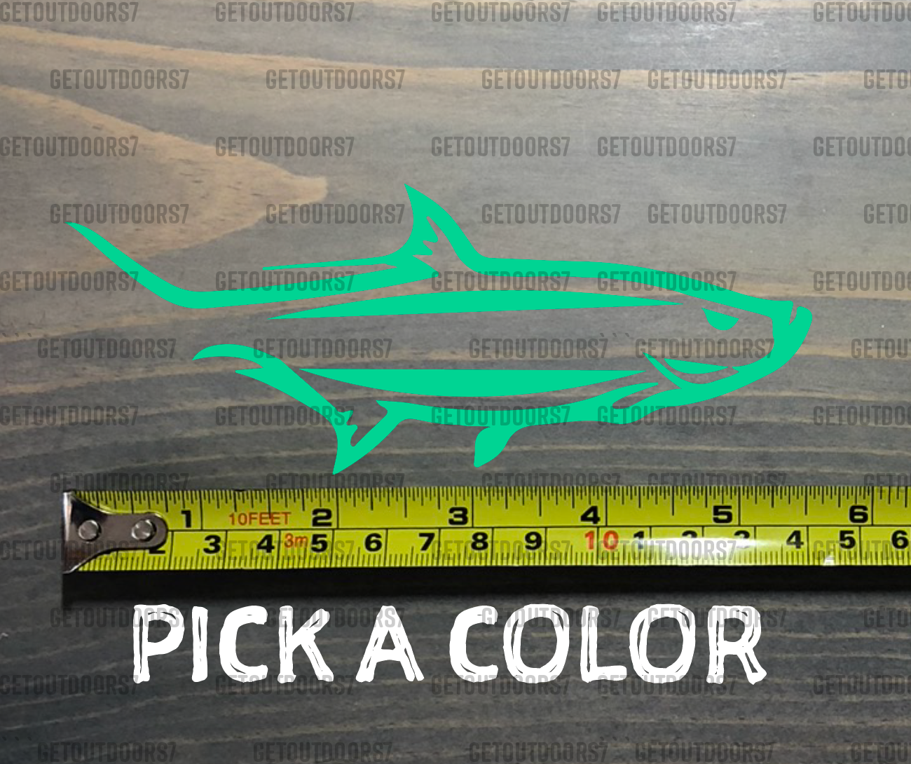 Tarpon Sticker Decal Fish 5.5" DIE Cut Yeti Fishing Costa Pelagic AFTCO ...