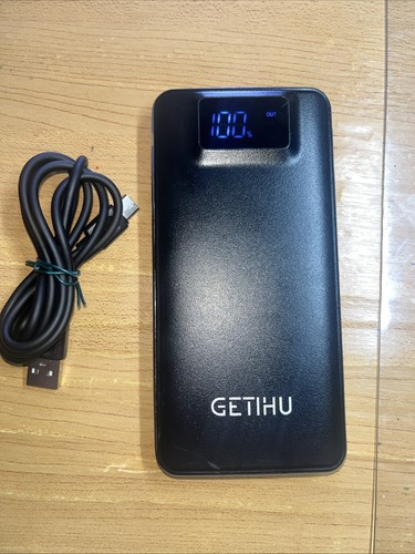 GETIHU BG-140 Power Bank, LED Display 10000mAh 5V/3A Portable Charger ...