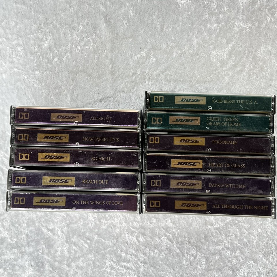 Bose Private Performances Collection Cassettes - Lot of 11 Different ...