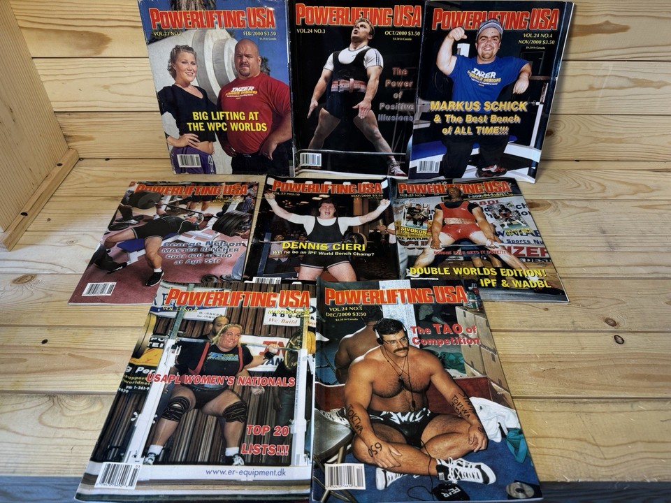 Powerlifting USA Magazine Lot Of 56 1995 - 2001 MASSIVE COLLECTION | eBay