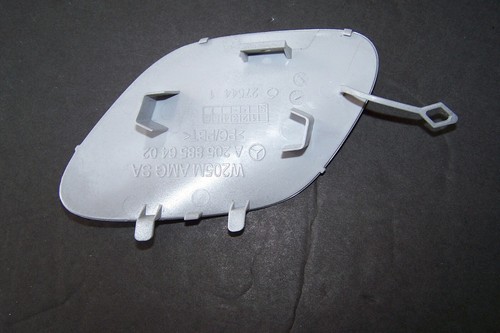 Mercedes 2058856402 tow hook cover used front passenger side white w205 ...
