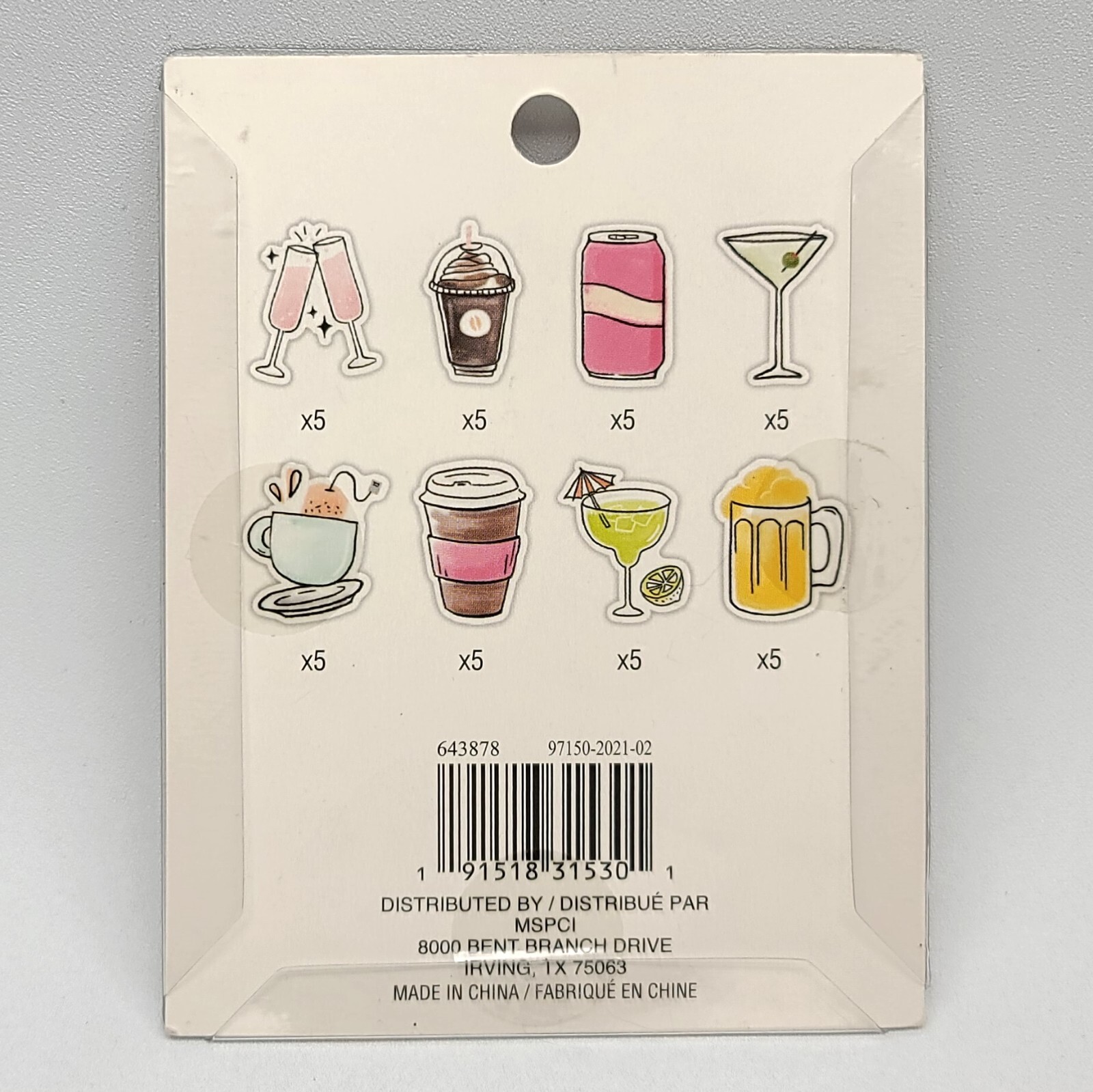 Recollections 8 Different Beverage Stickers 40 pc * for sale online | eBay