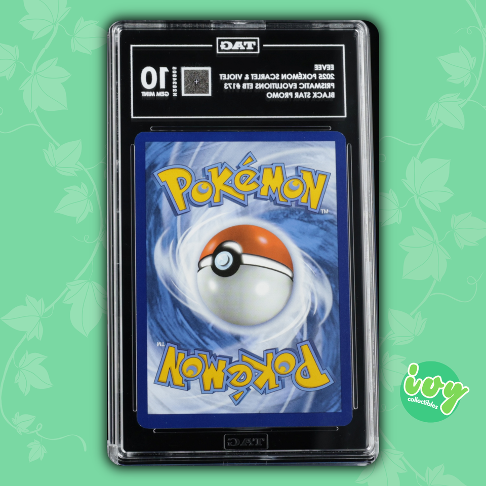 TAG 10 EEVEE SVP 173 BLACK STAR PROMO PRISMATIC EVOLUTIONS ETB 2025 ...