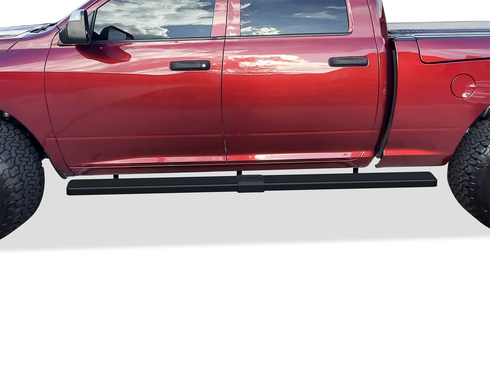 APS Wheel to Wheel Running Boards 6 inches Fit 09-18 Ram Crew Cab 6.5ft ...