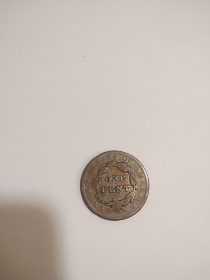 1837 Large One Cent Coin. Circulated Condition. | eBay