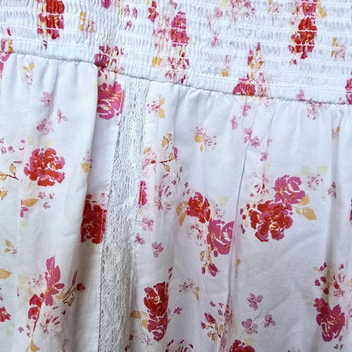 Love Shack Fancy x Target Dress Cosette Smocked Pink Floral Cotton Lace ...