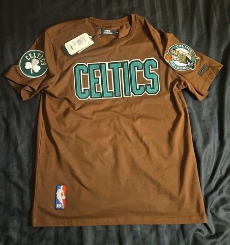 NWT Boston Celtics Pro Standard Brown Short Sleeve T-Shirt; Men’s M | eBay