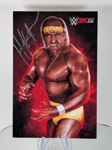 HULK HOGAN Autograph WWE 2k15 Hulkamania Auto Art Card SGC Grading ...