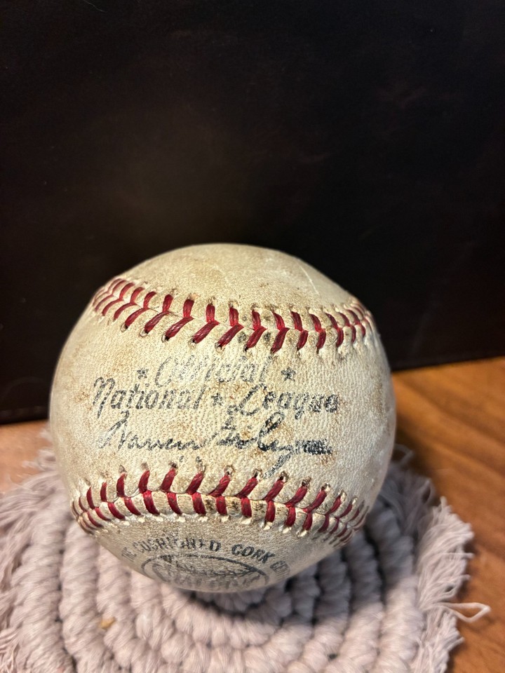 1965 Game-Used NL Baseball Murakami to Billy Williams Inscribed ...