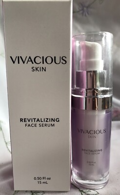 NEW Vivacious Skin Revitalizing Face Serum .50 oz SEALED in Box $100 ...