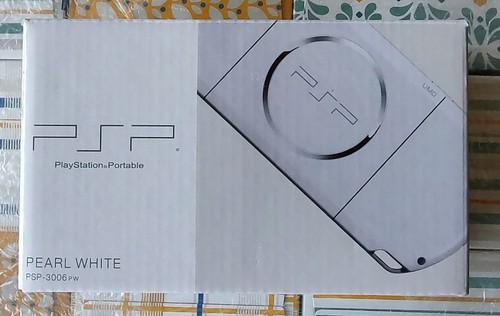 New in Box Sony PSP-3000 Console Pearl White it's Region Free & Moded ...