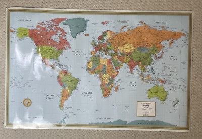World Maps - Vintage World Map Large