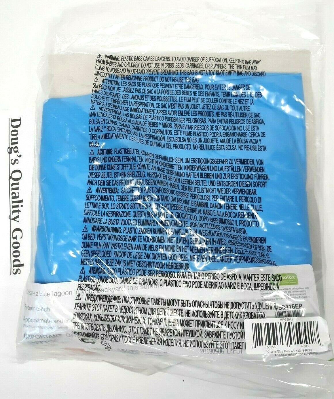 Intex Crystal Blue Inflatable Pool 45" x 10" Ages 2+ New Super Fast ...