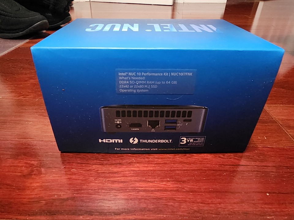 Intel NUC mini PC kit - core i7 10th Generation, Perfect condition, NO ...