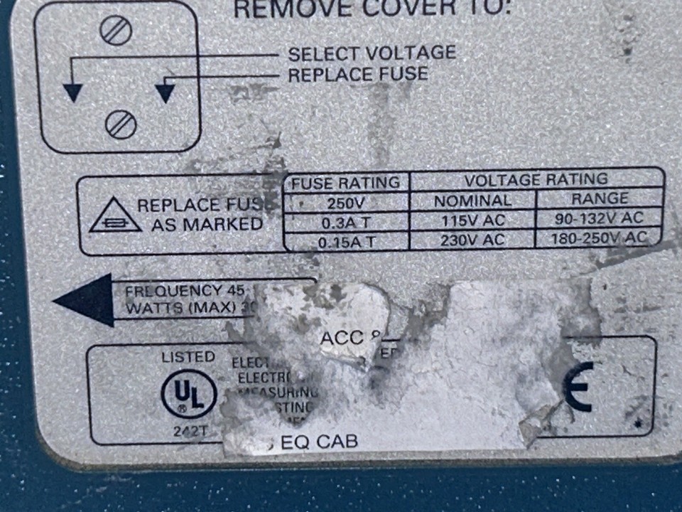 TEKTRONIX 1503C METALLIC TDR CABLE TESTER "DARK SPOT ON SCREEN" | eBay