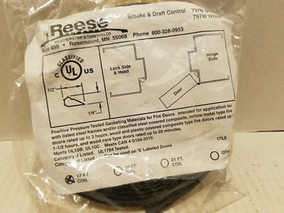 Reese Smoke & Draft Control Weatherstrip & Thresholds 797B 17' | eBay