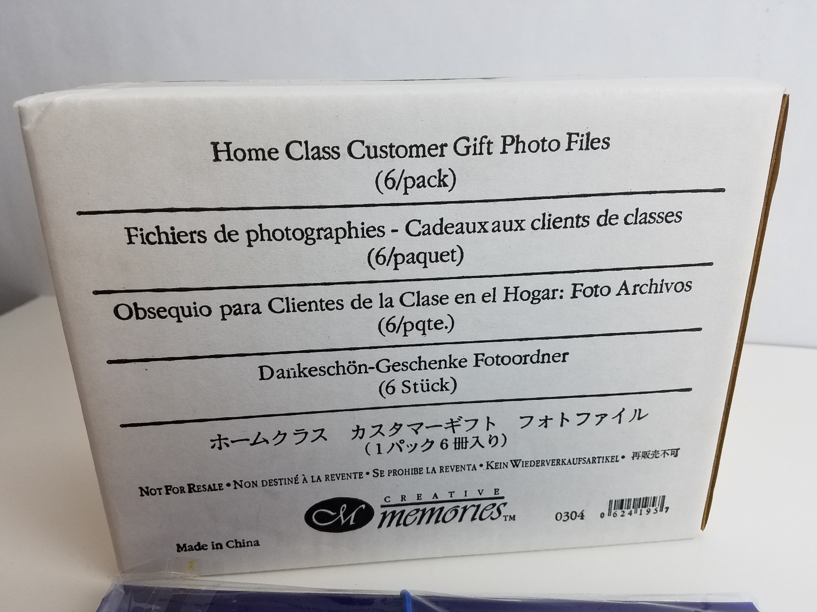 NEW Lot 6 Creative Memories Photo Storage Files Mates Customer Blue ...